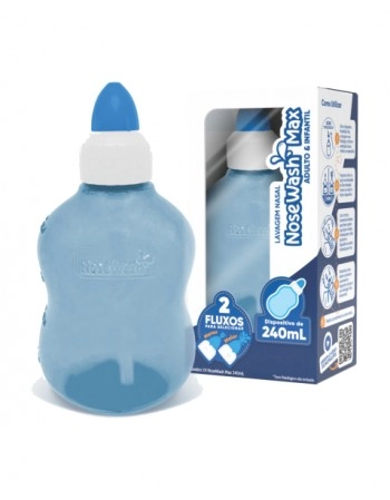 DISPOSITIVO P/ LAVAGEM NASAL NOSEWASH MAX 240ML - DINOSSAURO/NWD01