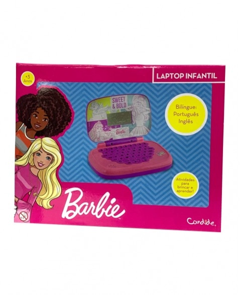BARBIE MINIGAME LAPTOP C/TELA INCORPORADA/1128